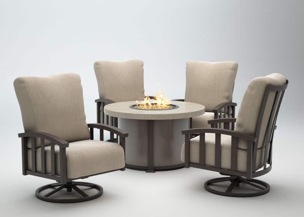 Liberty Swivel Rocker Chat Chair - Ultra Modern Pool & Patio