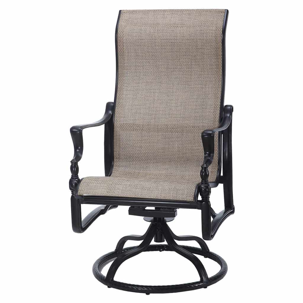 Bel Air Sling High Back Dining Chair - Ultra Modern Pool & Patio