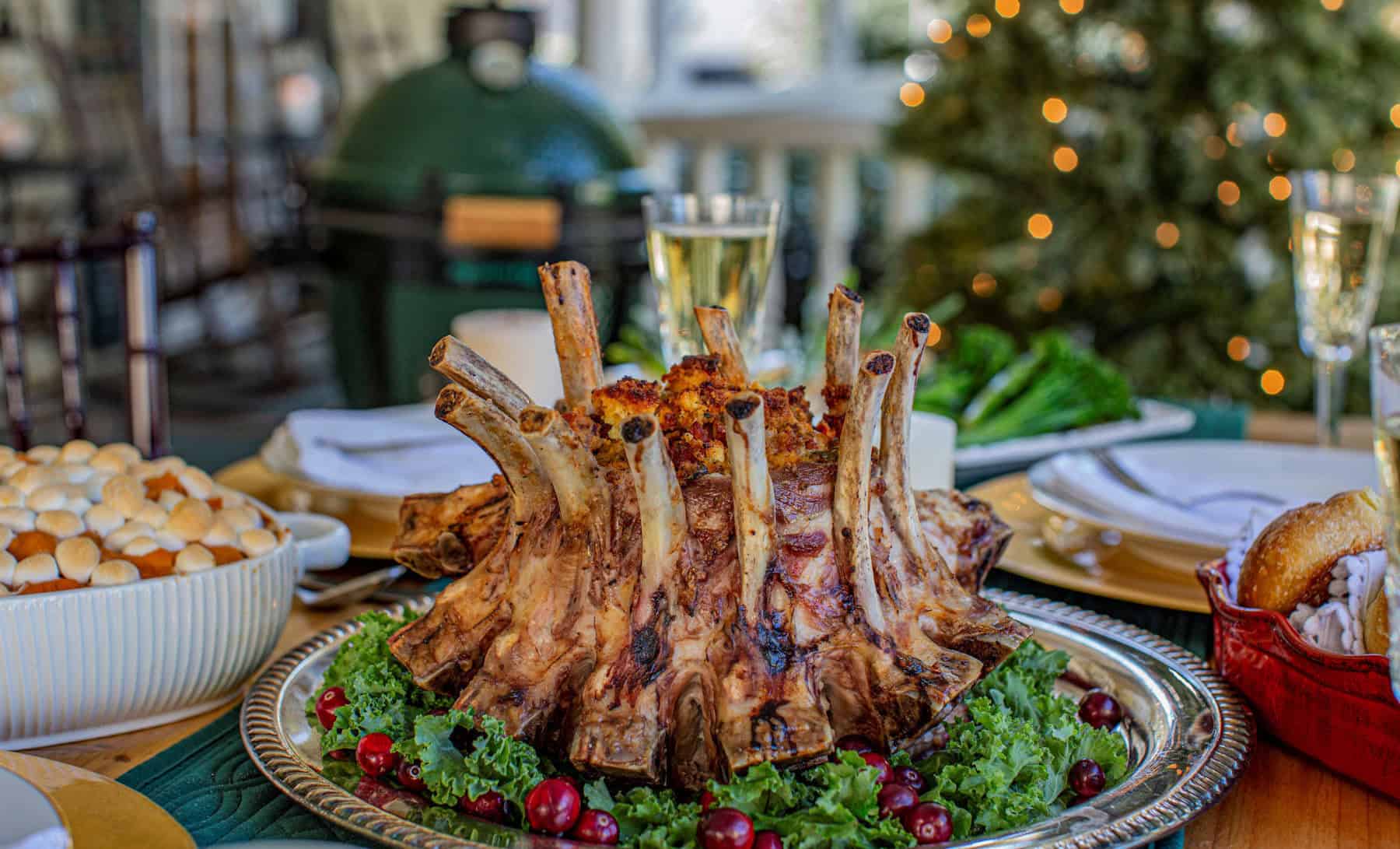 Pork Crown Roast | Ultra Modern Pool and Patio