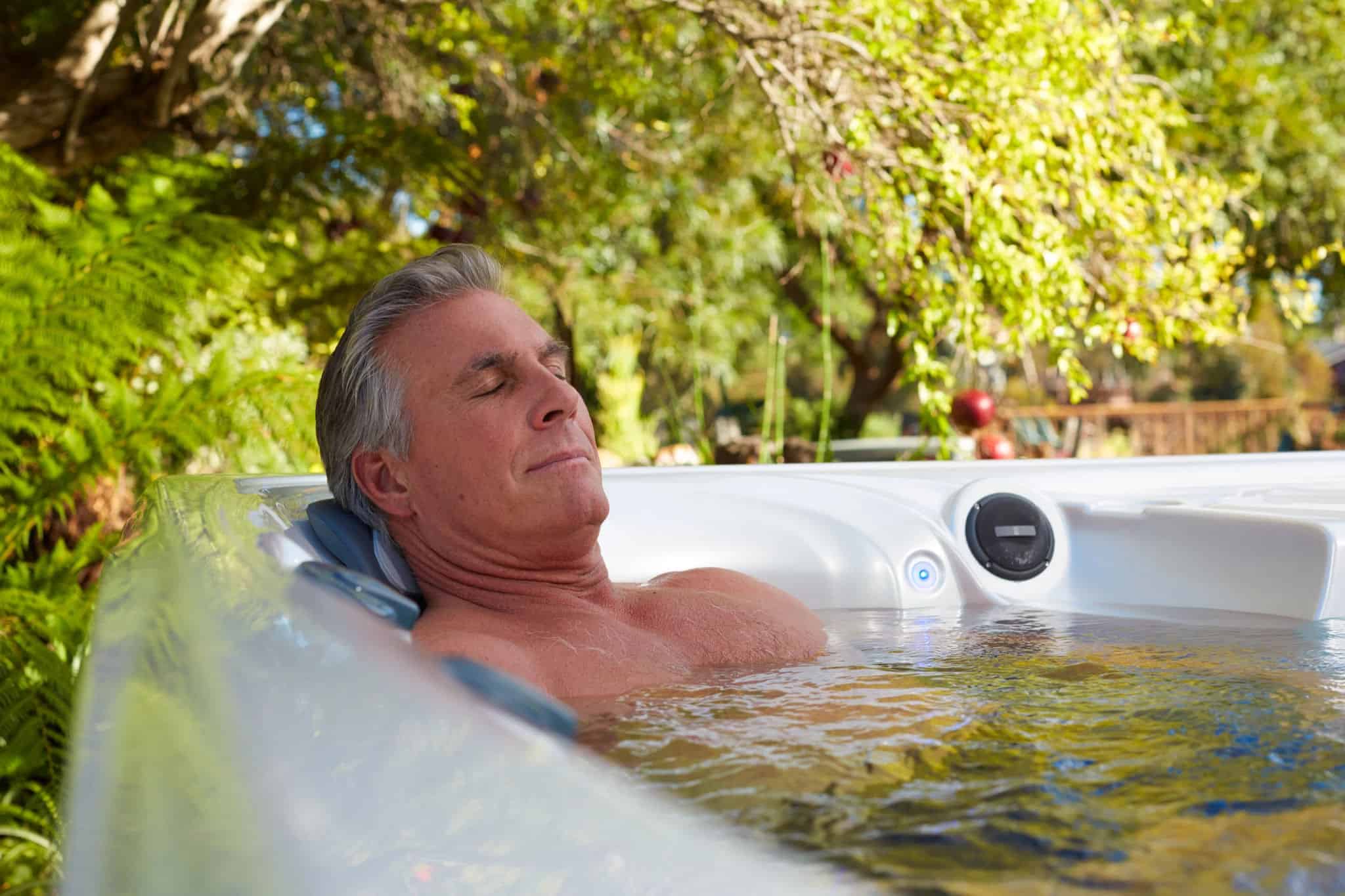 Hot Tub Therapy for Technology Use Pain | Ultra Modern Pool and Patio