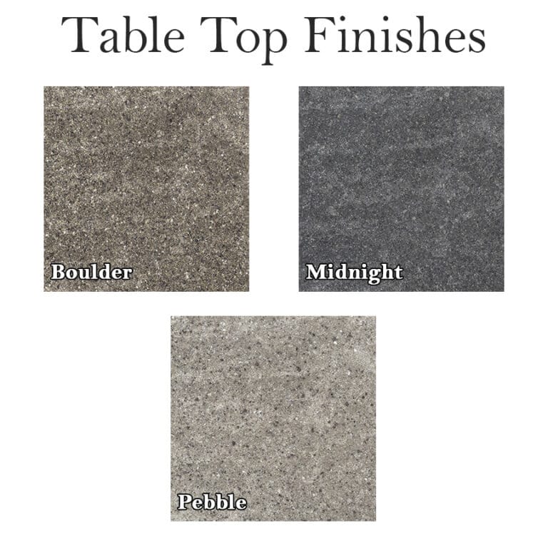 Shadow Rock Dining Table - Ultra Modern Pool & Patio