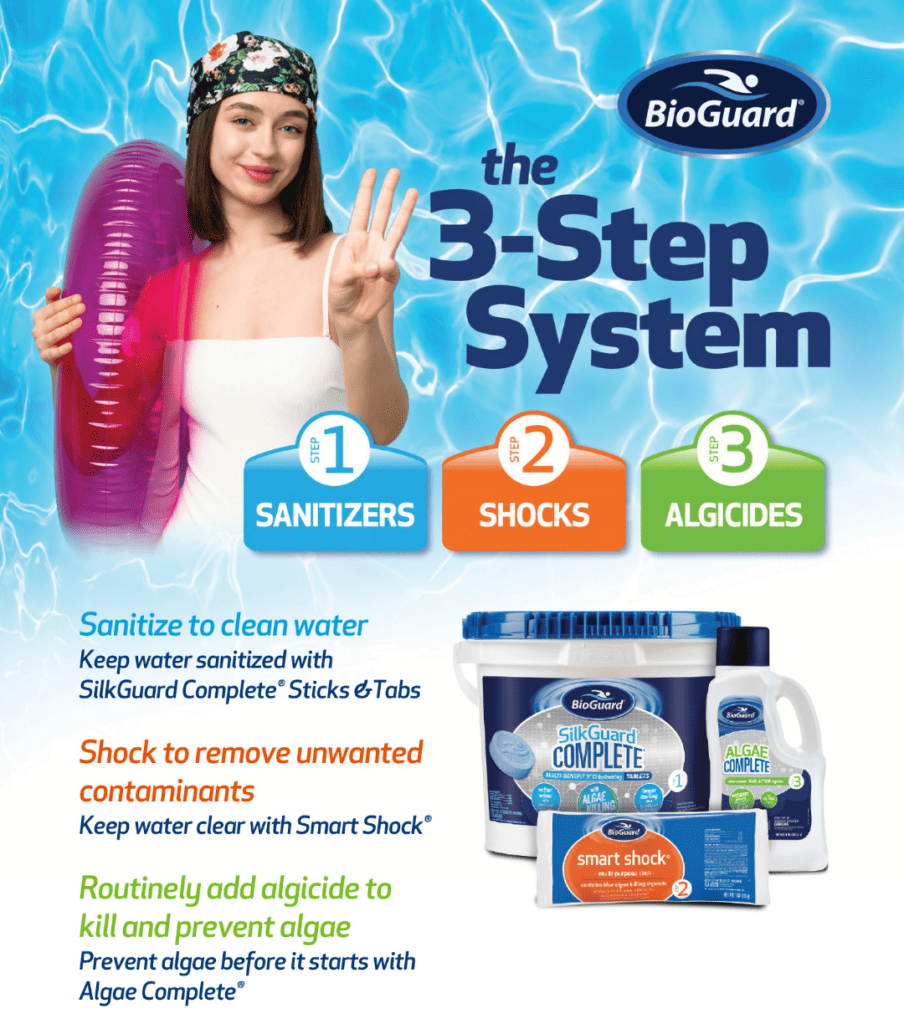 Benefits of the BioGuard 3-Step System | Ultra Modern Pool