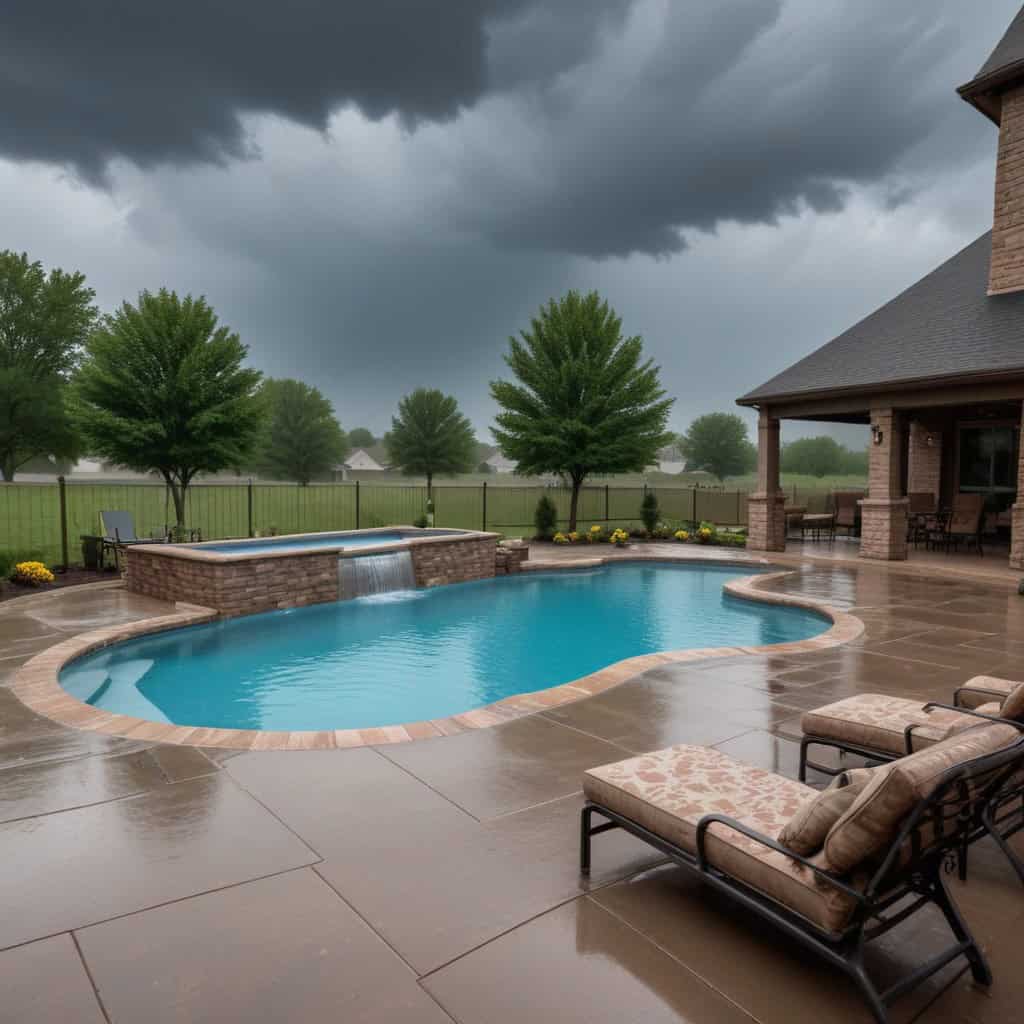 Prep Your Pool and Patio for a Storm
