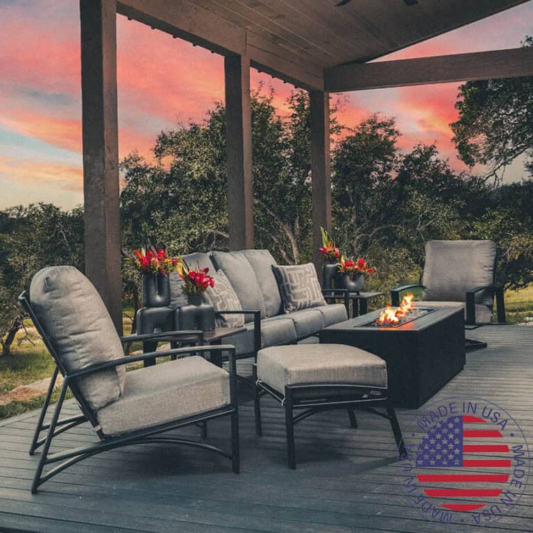 Arc Swivel Rocker Lounge Chair - Ultra Modern Pool & Patio