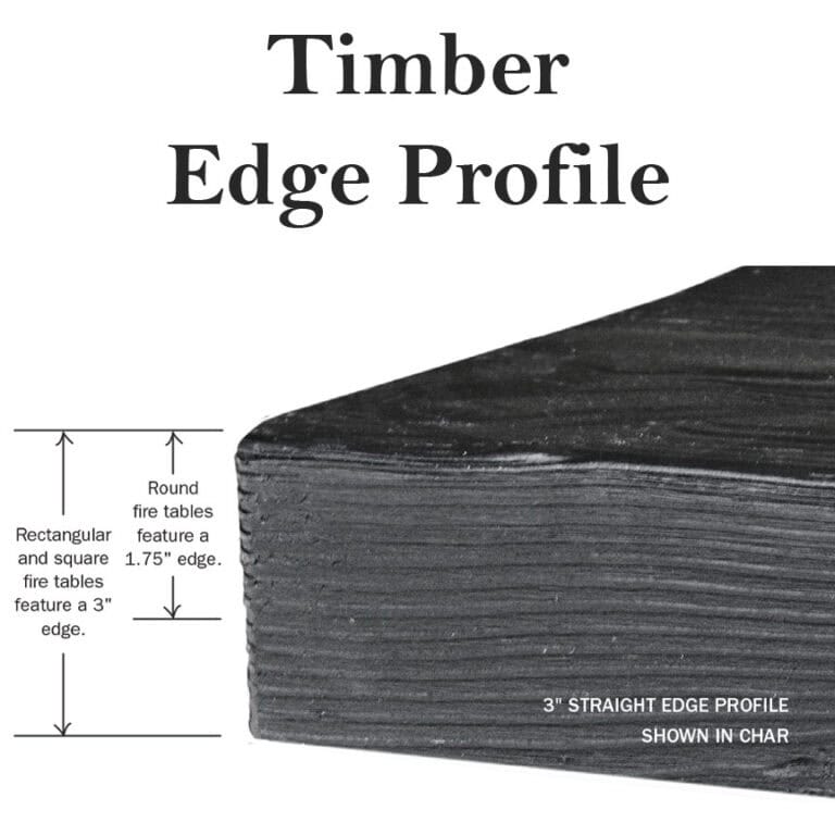 Timber Fire Tables - Ultra Modern Pool & Patio